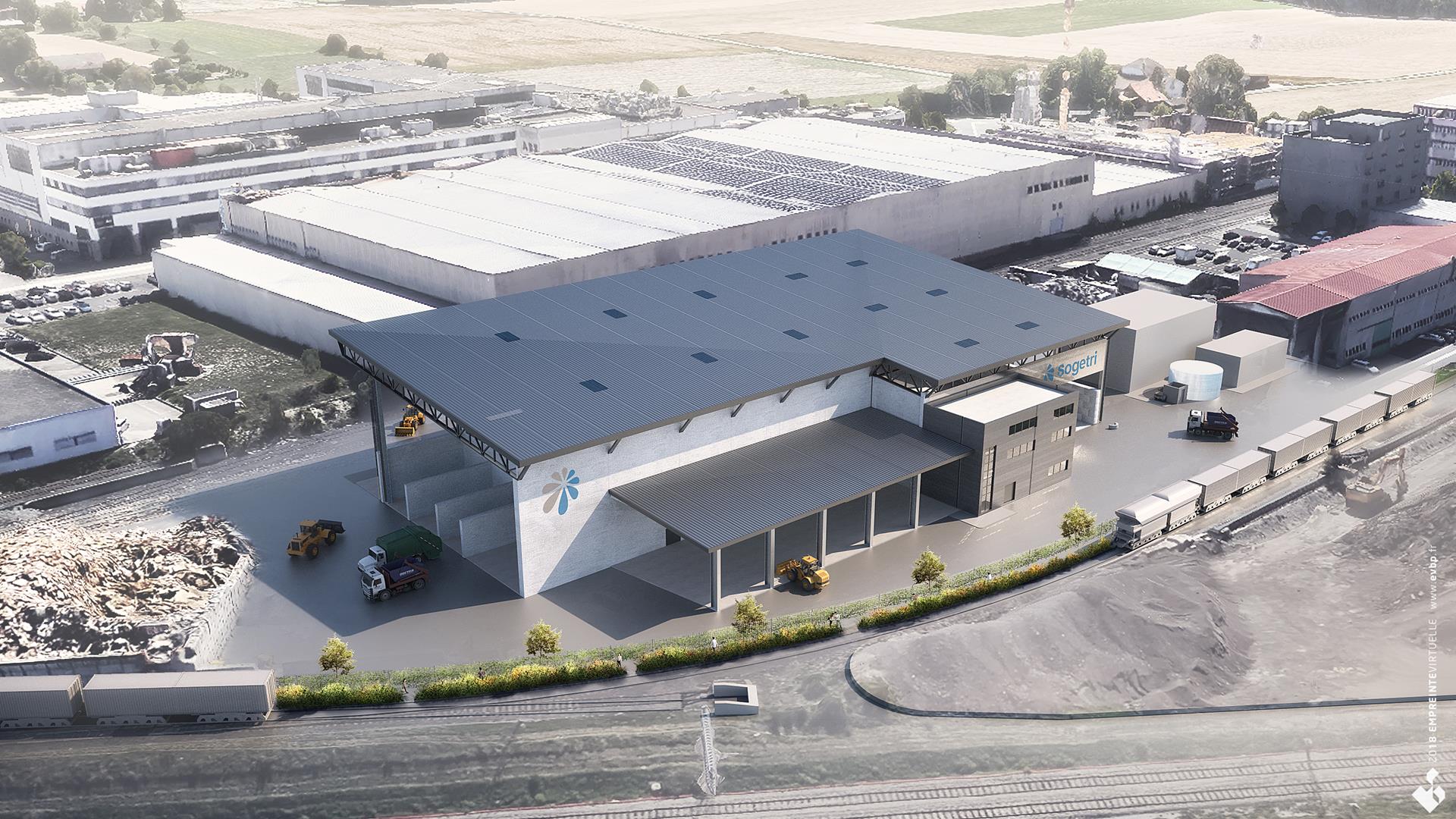 Sortera - premier écopole de Suisse - Centre de traitement de déchets